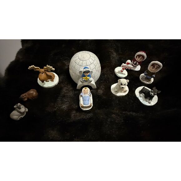 No Brand | Holiday | Alaskan Eskimo Nativity Set Figurine Inuit Style ...